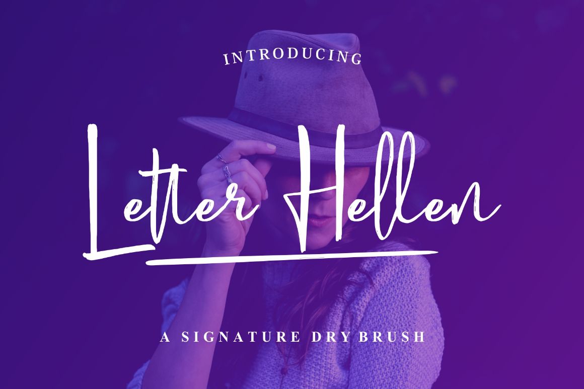 Letter Hellen / Script - FontPlanet
