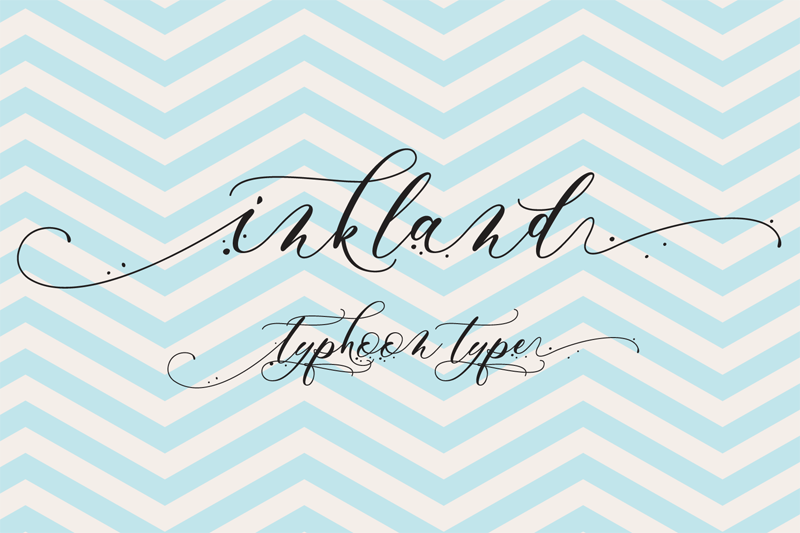 Inkland Font / Script - FontPlanet
