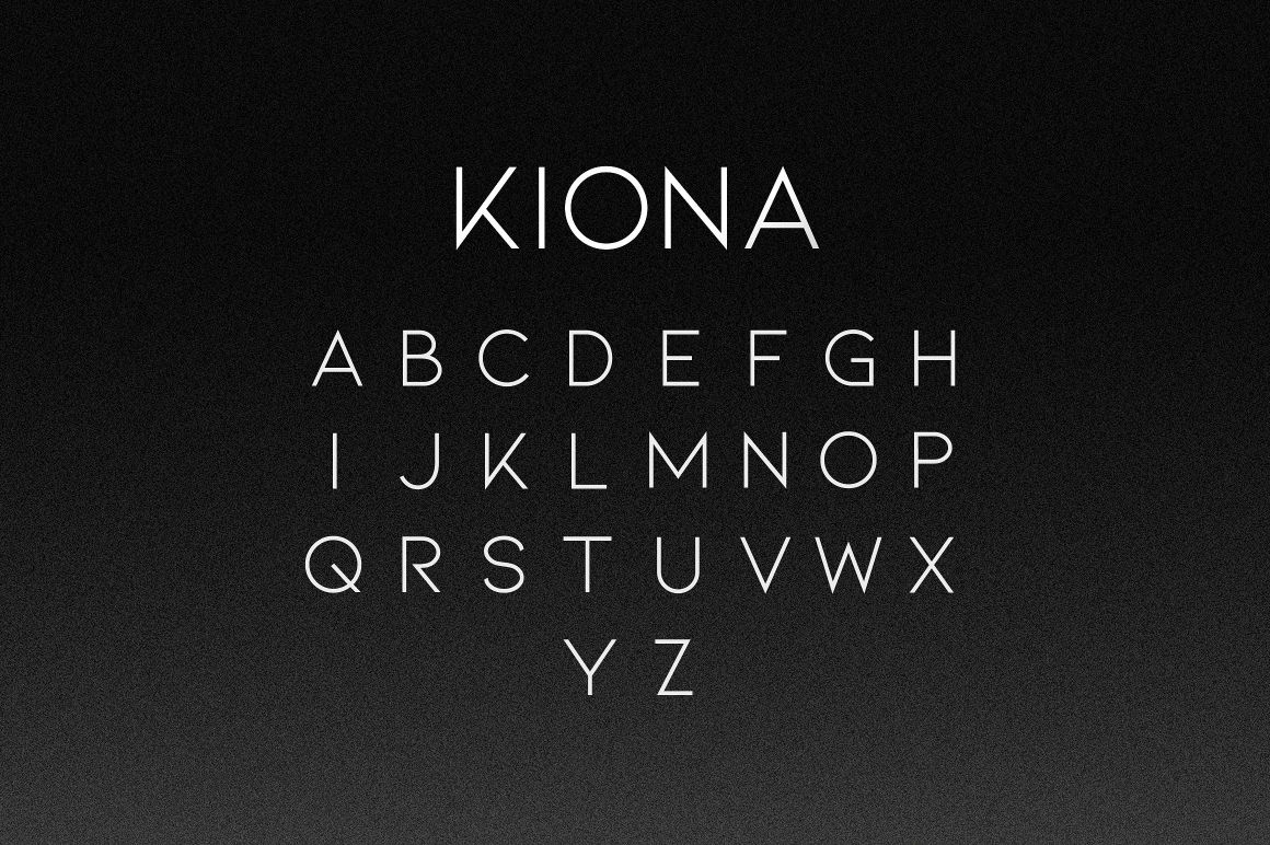 Kiona Font / Sans Serif - FontPlanet