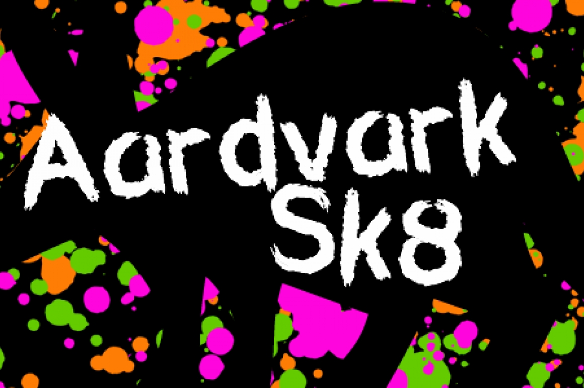 Aardvark Sk8 Font / Handwriting - FontPlanet