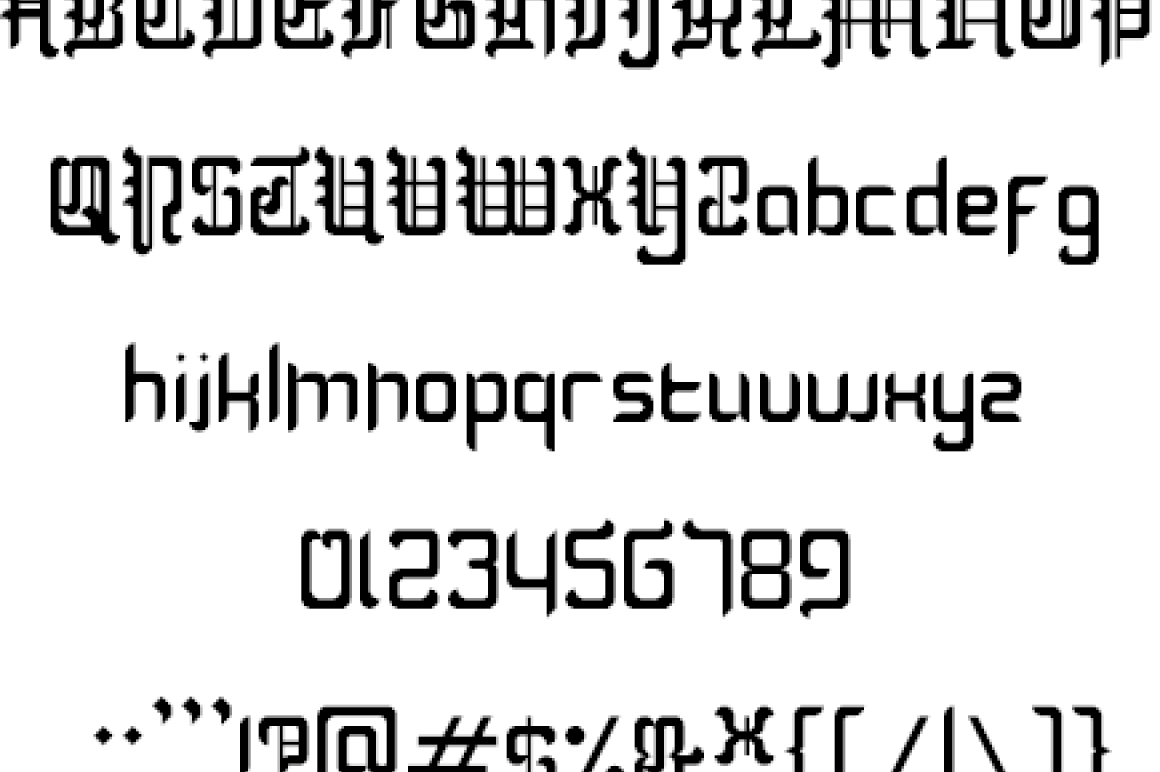 Blackletter Buffoonery Font / Blackletter - FontPlanet