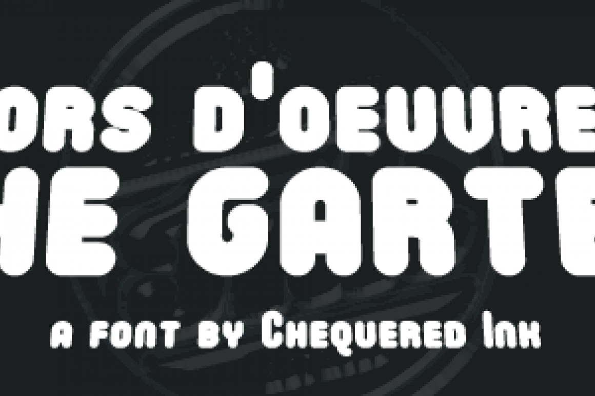 Hors D'oeuvres The Garter Font / Sans Serif - FontPlanet