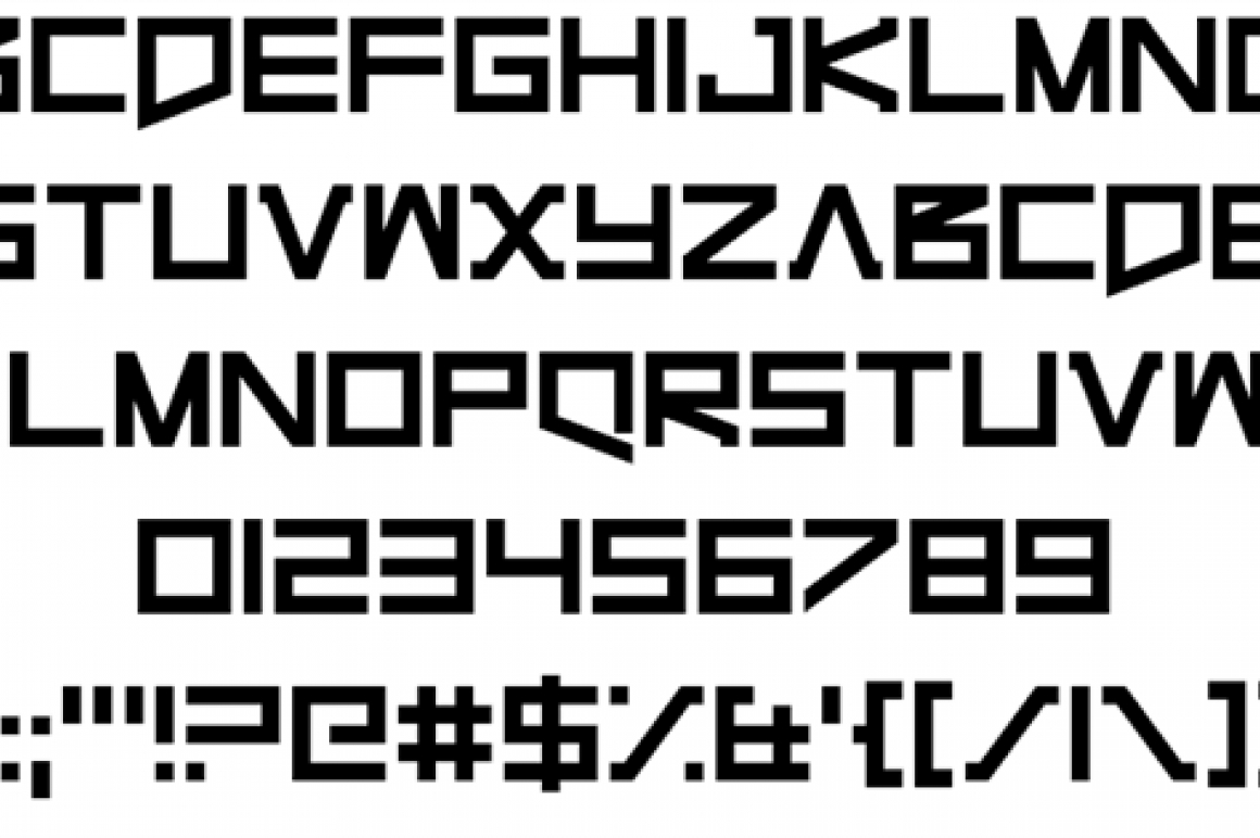 Make Me A Cyborg Font / Display - FontPlanet