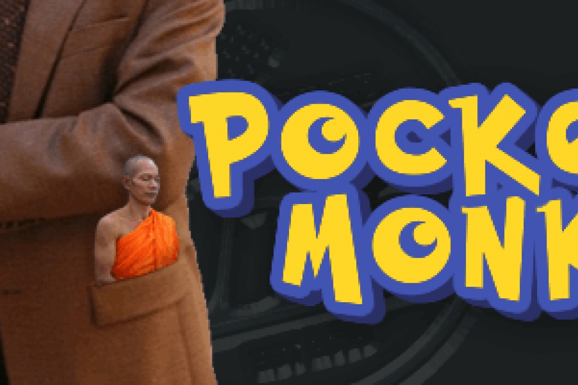 Pocket Monk Font / Display - FontPlanet