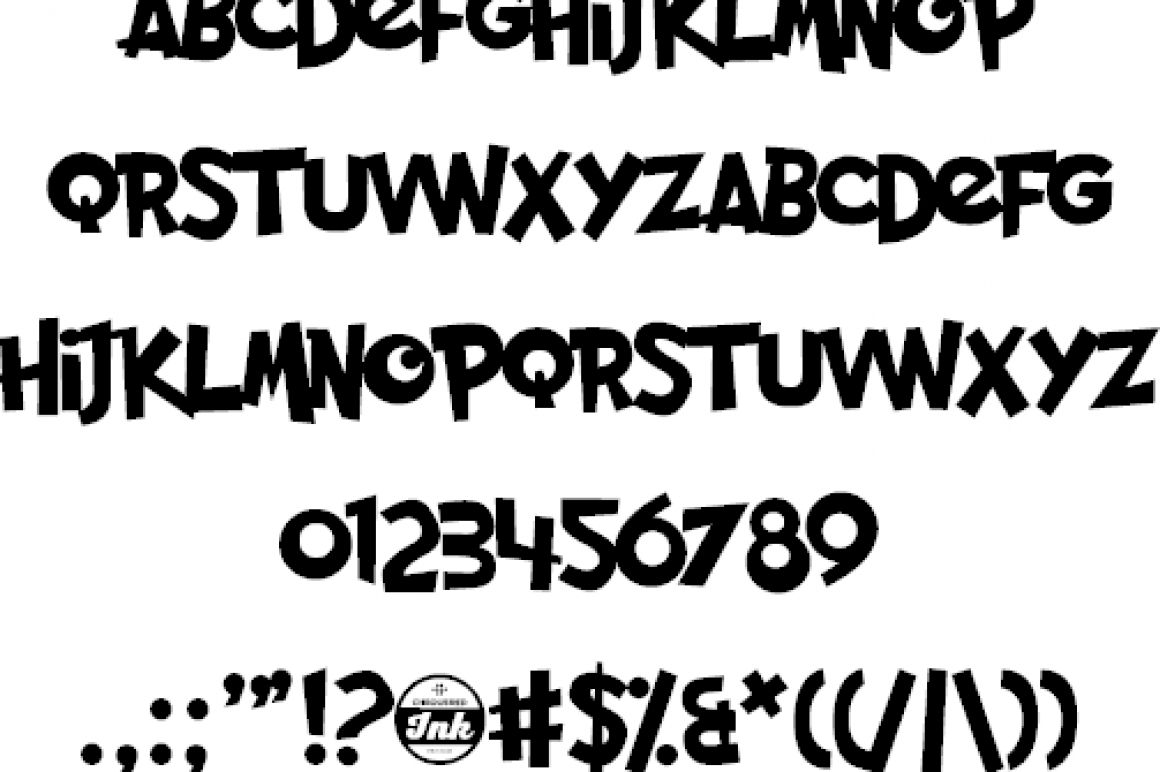 Pocket Monk Font / Display - FontPlanet