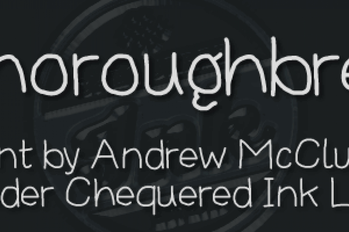Thoroughbred Font / Handwriting - FontPlanet