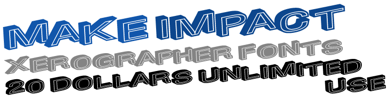 Make Impact Font / Display - FontPlanet
