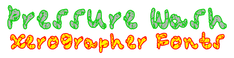 Pressure Wash Font / Display - FontPlanet