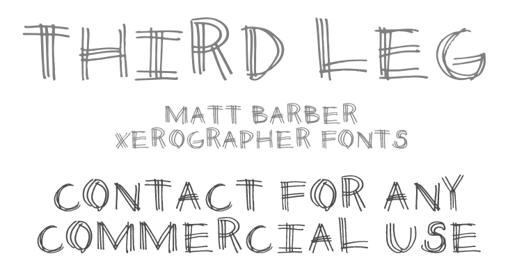 Third Leg Font / Handwriting - FontPlanet
