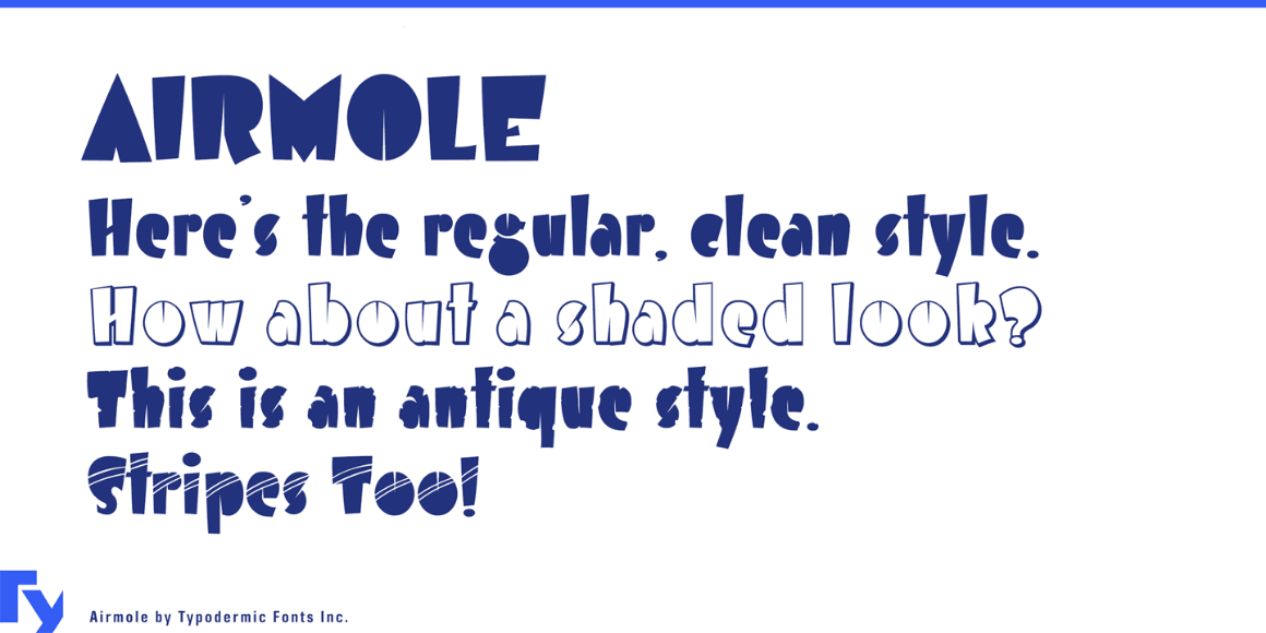 Airmole / Display - FontPlanet