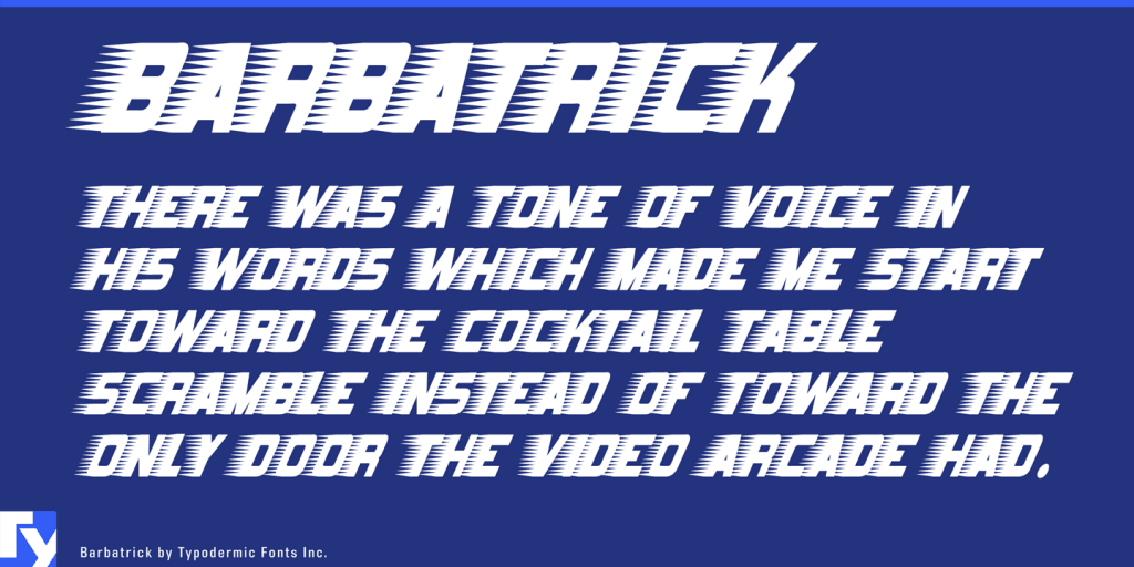 Barbatrick / Display - FontPlanet