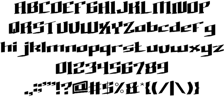 BAD BOY / Display - FontPlanet