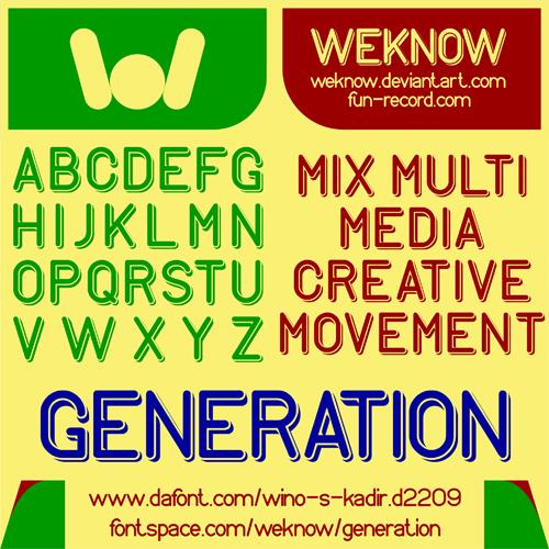 Generation / Display - FontPlanet