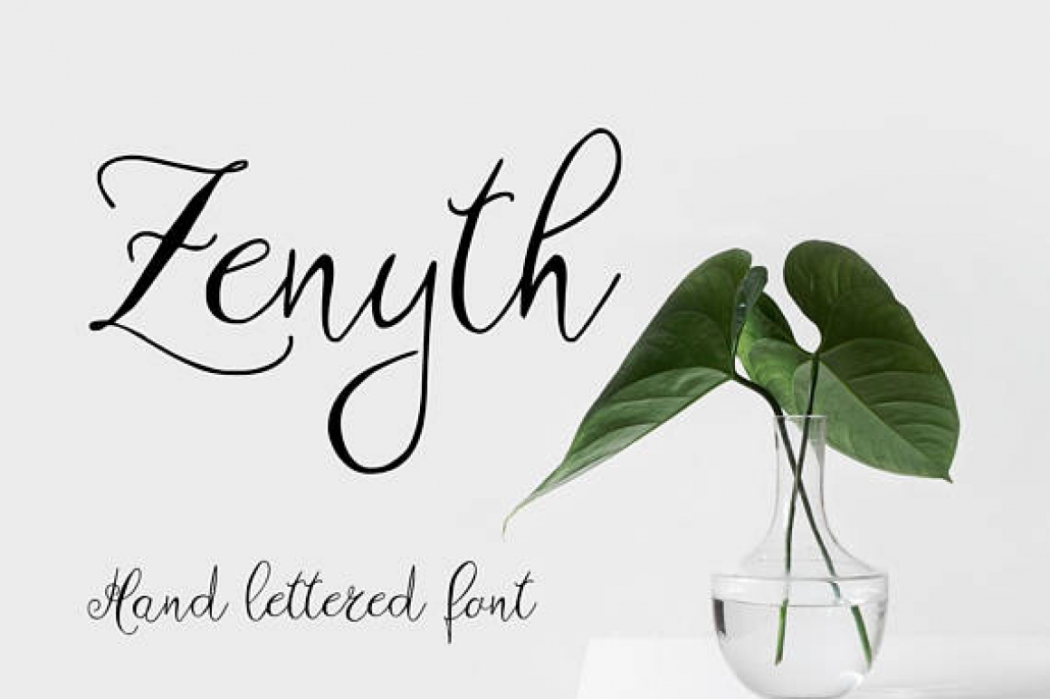 Zenyth Font / Script - FontPlanet