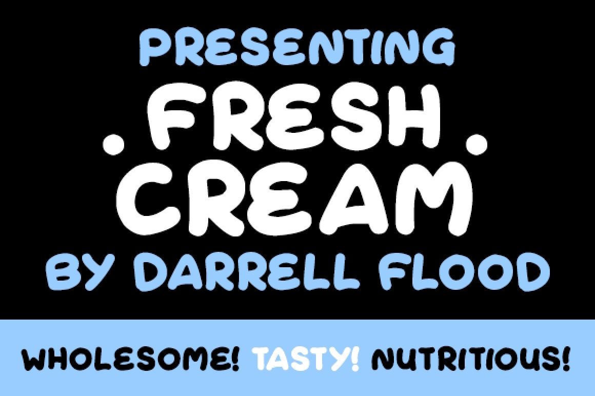 Fresh Cream Font / Sans Serif - FontPlanet