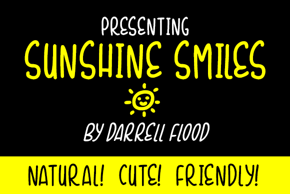 Sunshine Smiles Font / Handwriting - FontPlanet