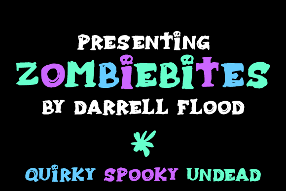 Zombiebites Font / Display - FontPlanet