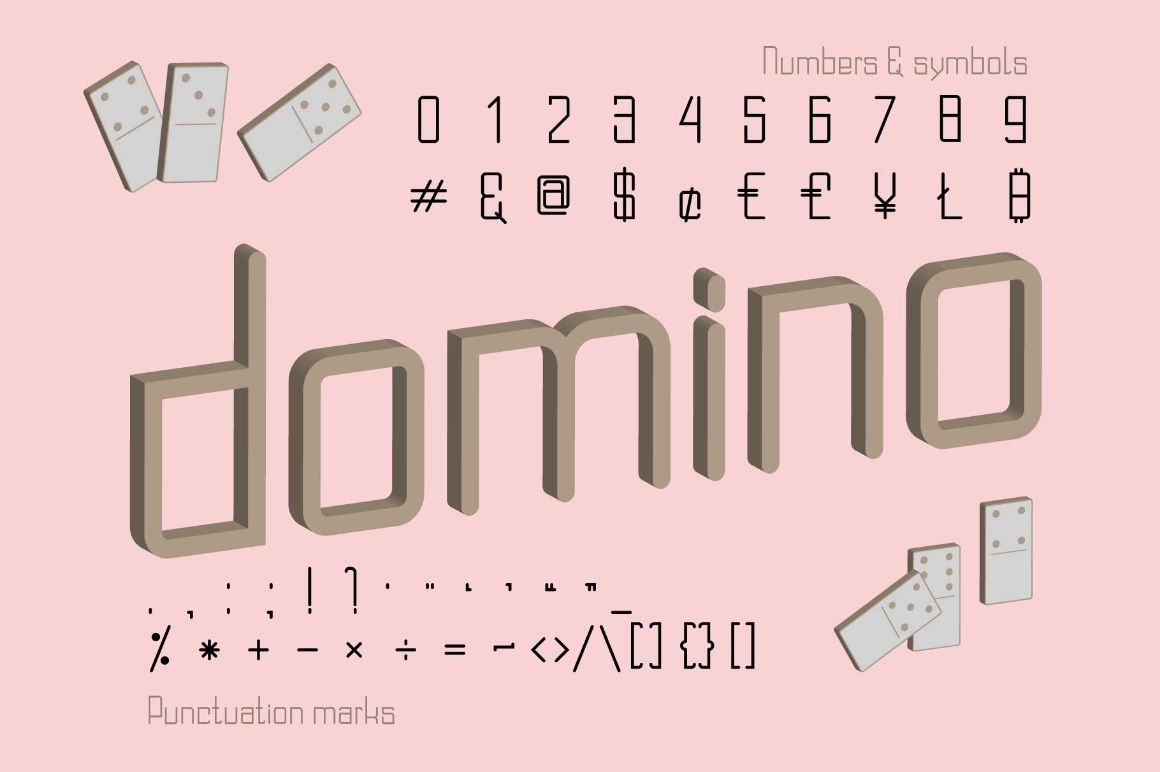 Domino-Demo font / Sans Serif - FontPlanet